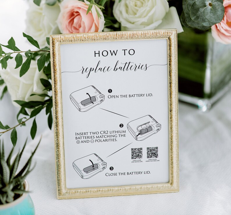 Instax Mini Photo Guestbook Sign Wedding Reception Sign - Etsy