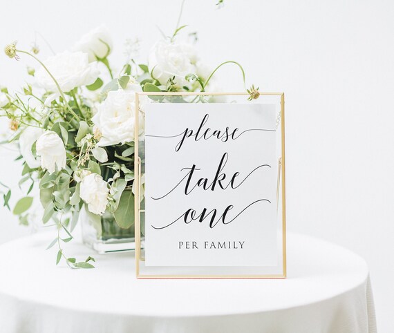 Please Take One Sign Take One Sign Please Take One per | Etsy