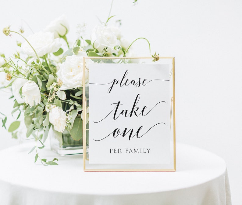 Please Take One Sign Take One Sign Please Take One per - Etsy