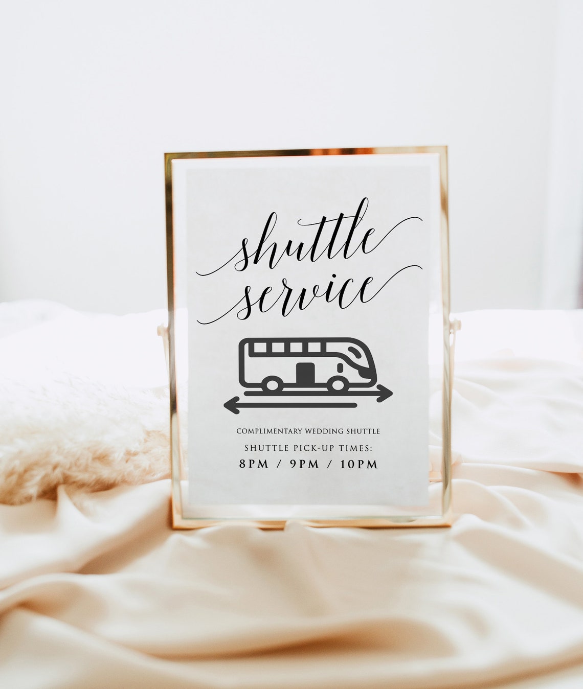 Wedding Shuttle Service Sign Wedding Shuttle Sign Shuttle | Etsy