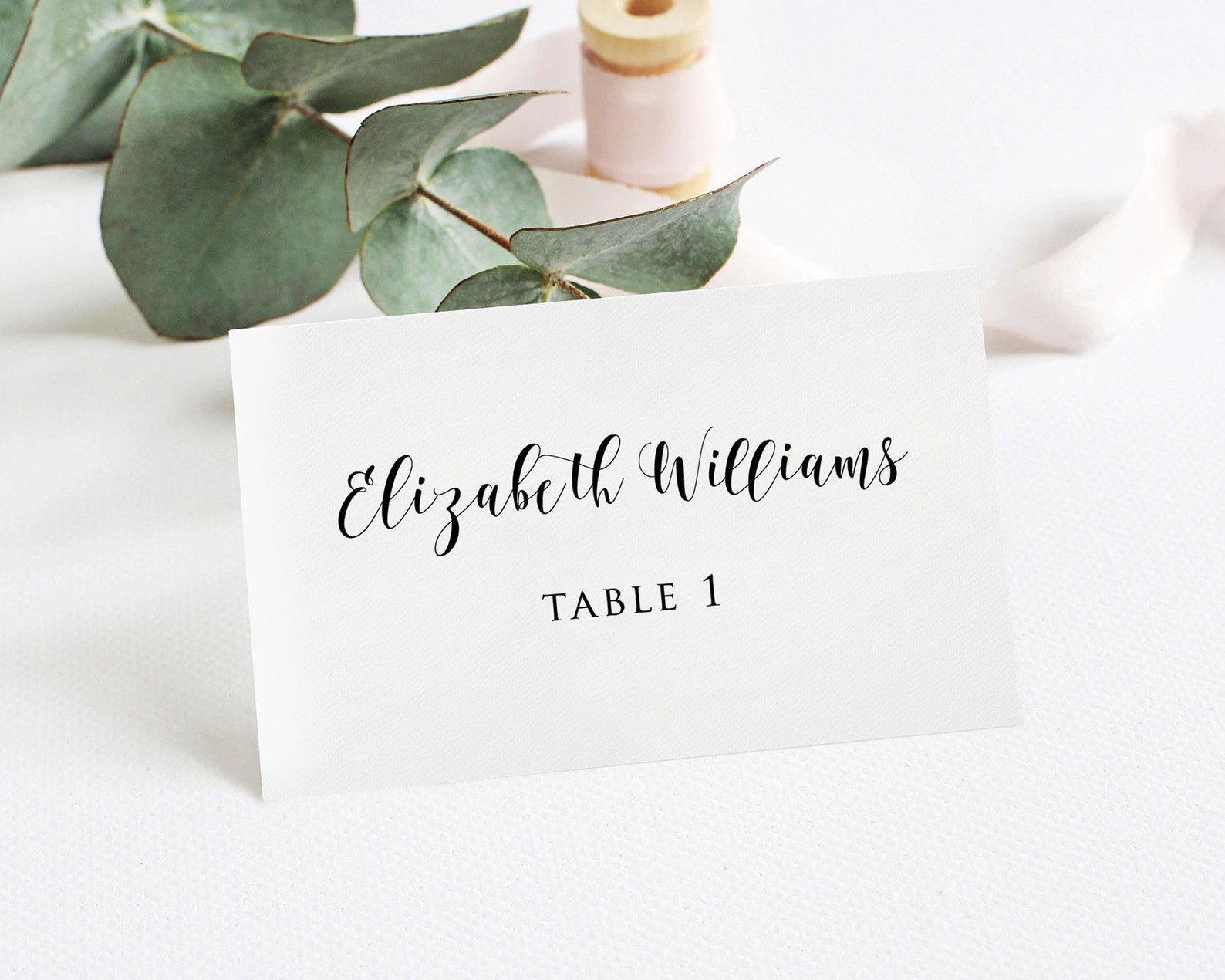 Printable Place Card Template Modern Place Cards Template - Etsy