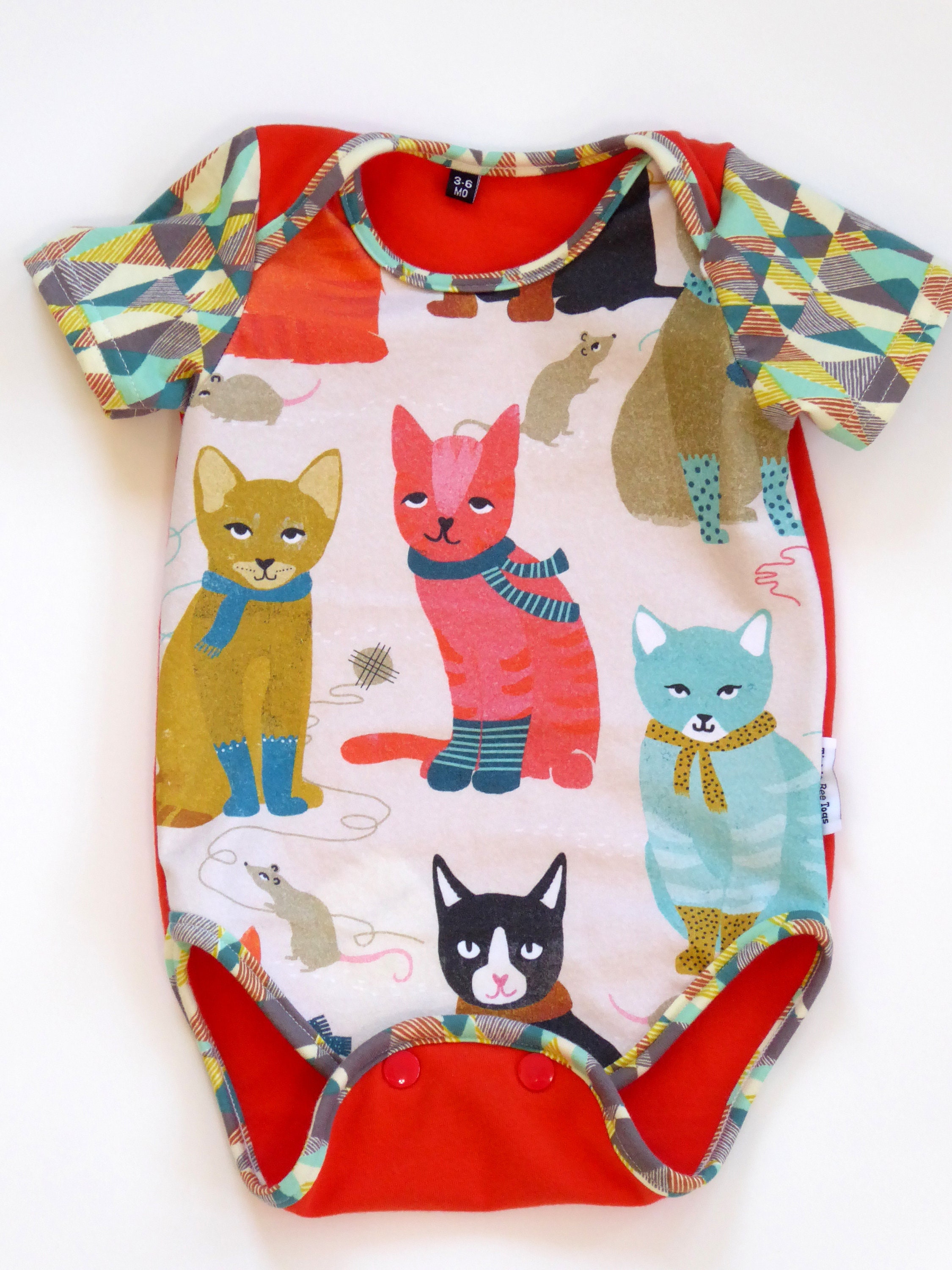 Cat Bodysuit Kitty Bodysuit Cat Baby Clothes Kitten Baby | Etsy