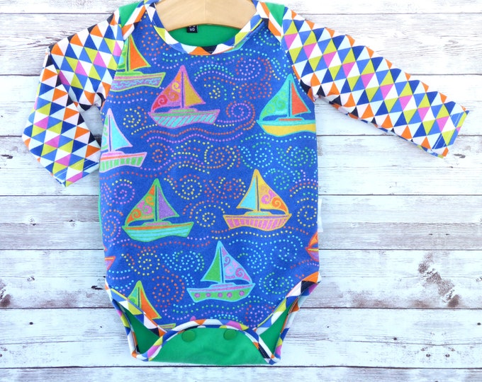 Sailing Bodysuit Gender Neutral Baby Clothes Sailing Baby - Etsy