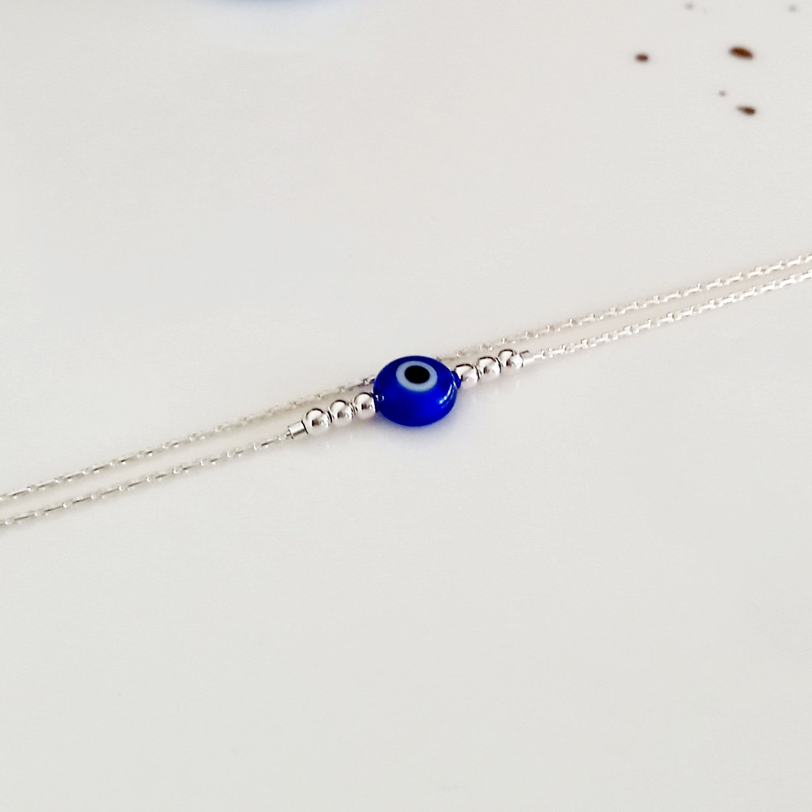 Evil Eye Silver Bracelet,make a Wish Bracelets,lucky Bracelets,good ...