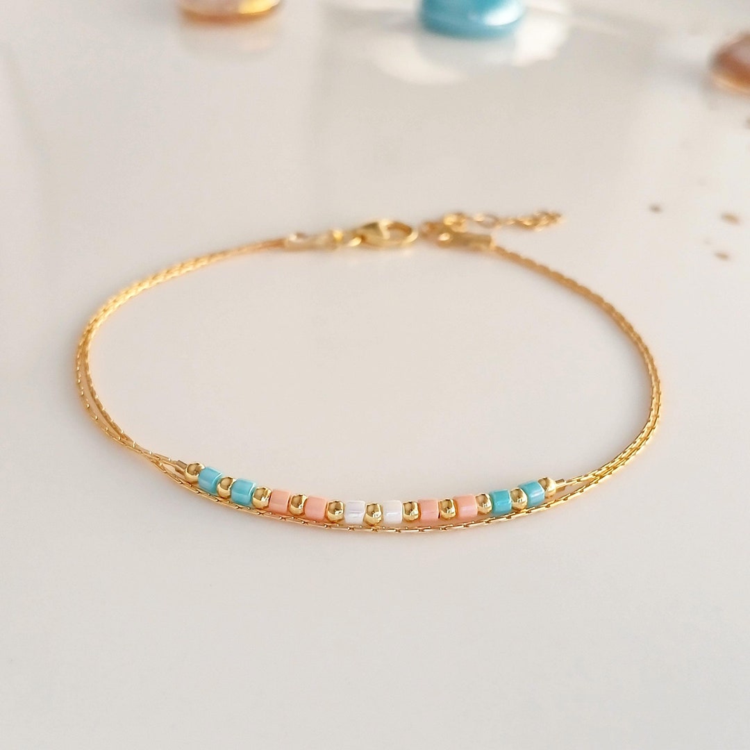 Transgender Miyuki Bracelet 14k Gold Filled,extra Thin Delicate ...