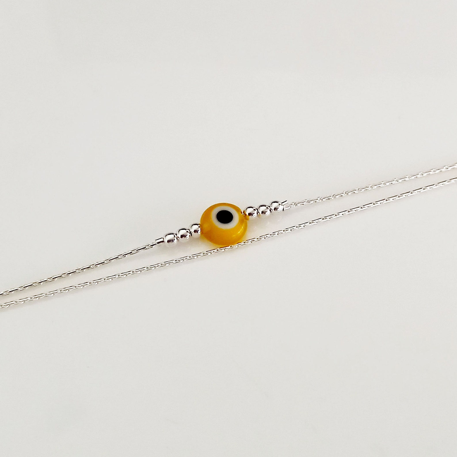 Evil Eye Silver Bracelet,make a Wish Bracelets,lucky Bracelets,good ...
