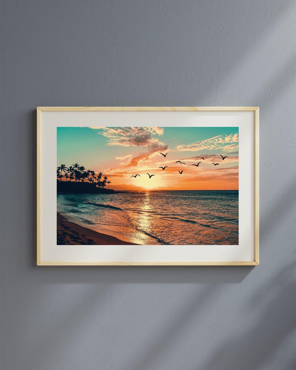 Calming Tropical Beach (downloadable Digital Art) - Etsy