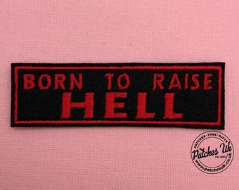 Raise Hell Patch | Etsy