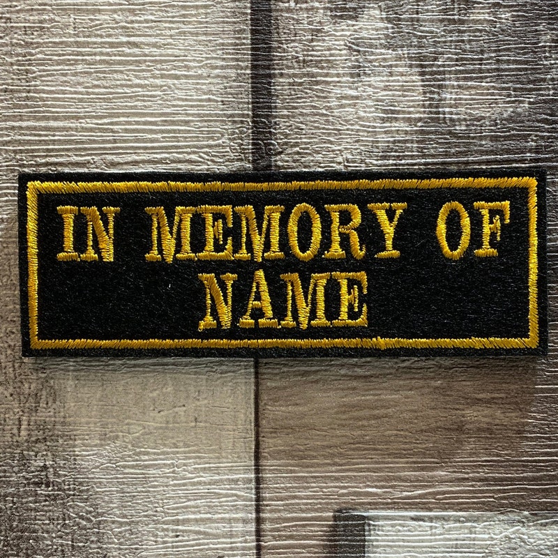 Memorial Patch - Etsy