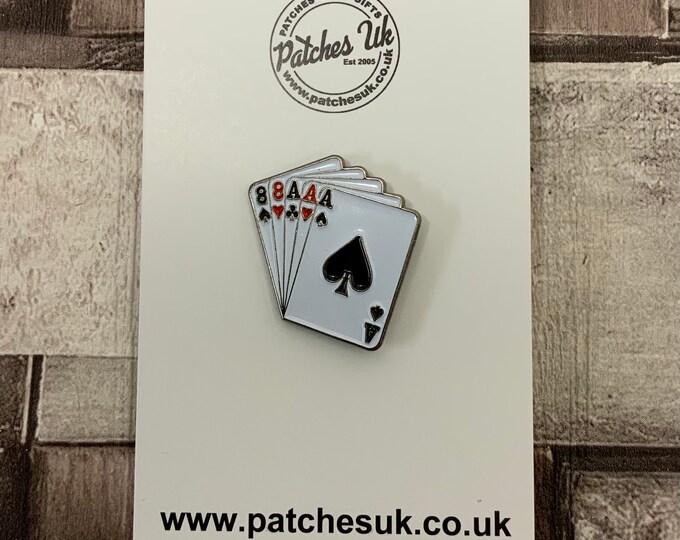 Full House Cards Metal Enamel Pin Badge #0020 - Etsy