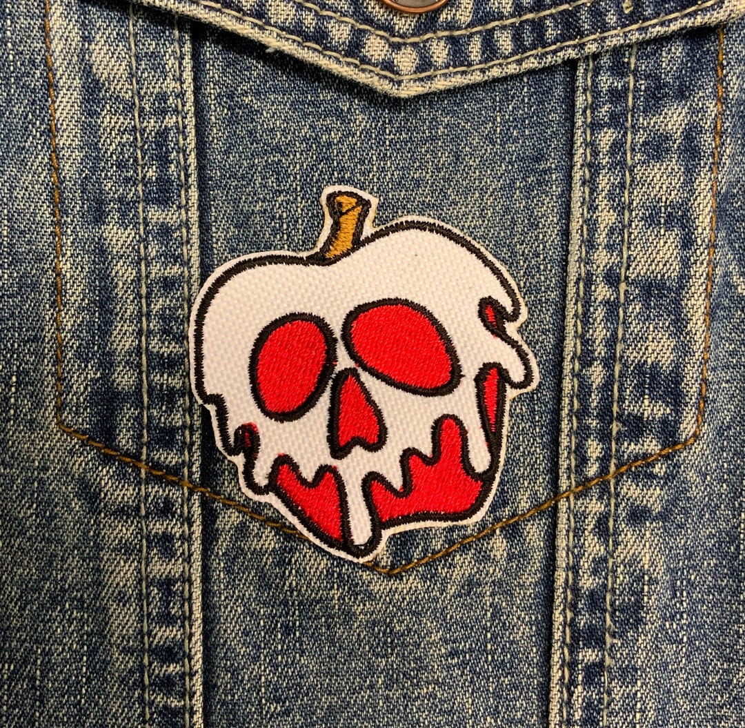 Poison Apple Embroidered Fabric Iron on Patch - Etsy