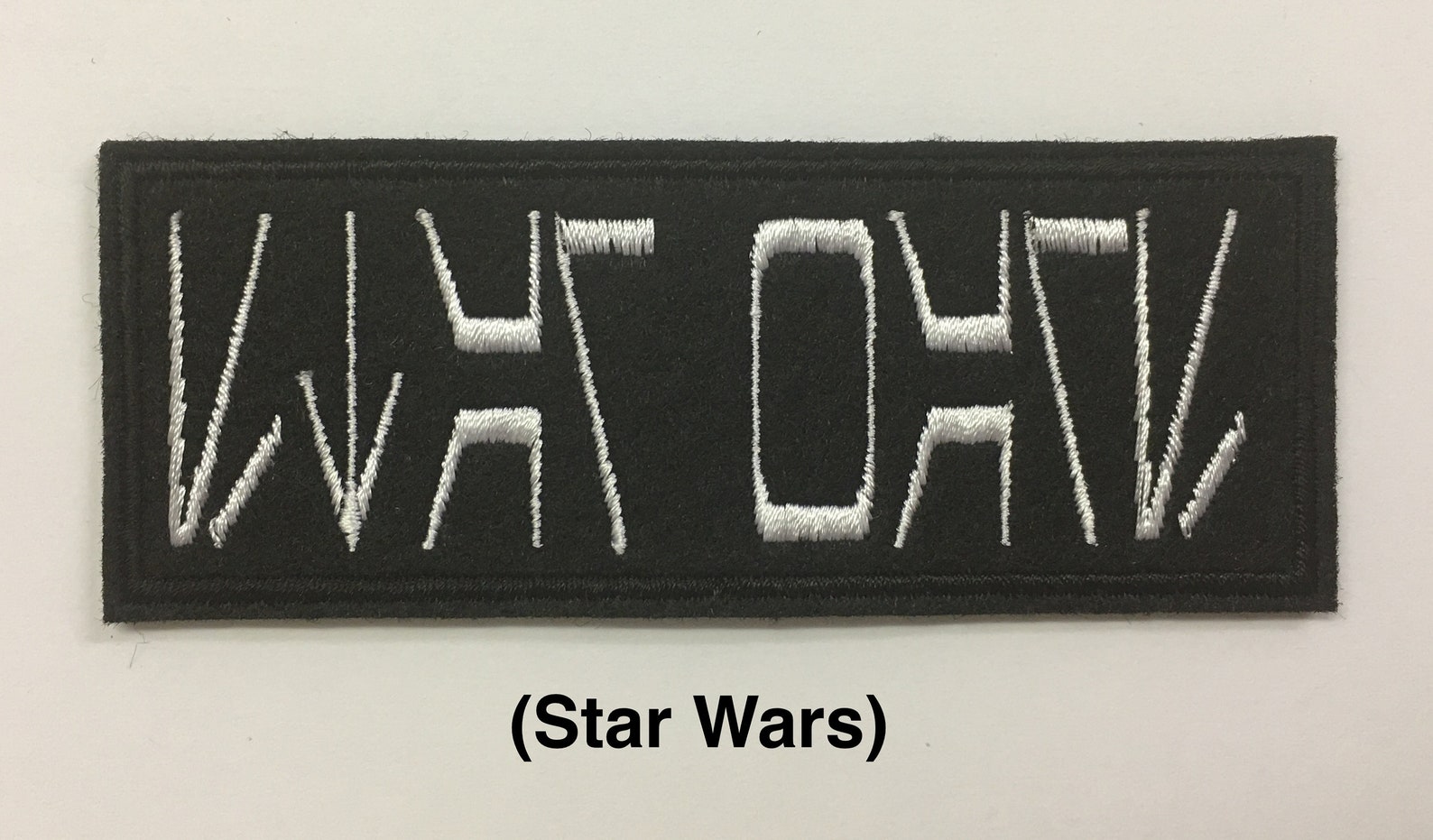 Personalised Custom Sci Fi Themed Aurebesh Font Embroidered - Etsy UK