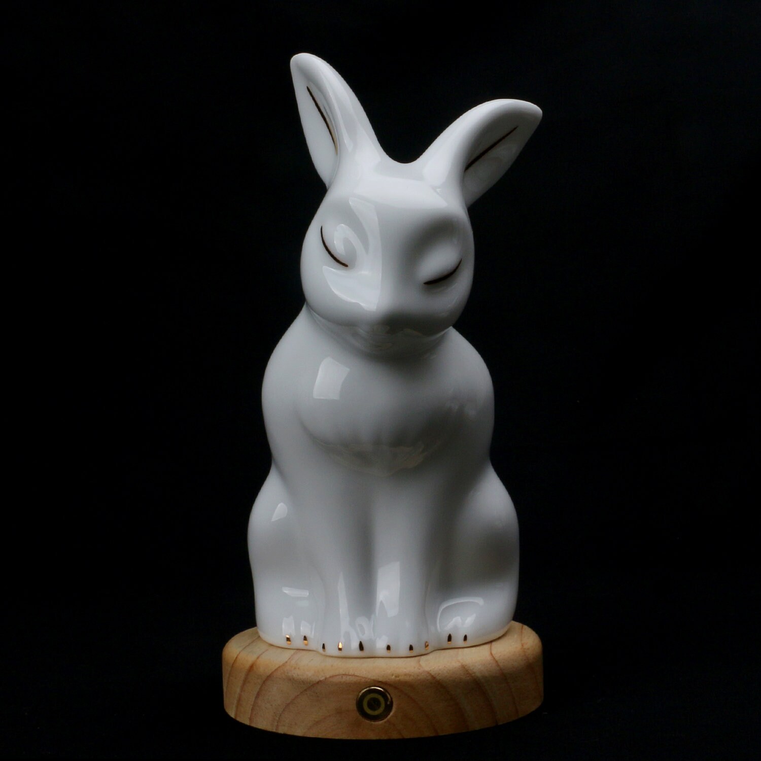 Little Bunny Ceramic Table Lamp, Ceramic Rabbit Night Light, Ceramic ...