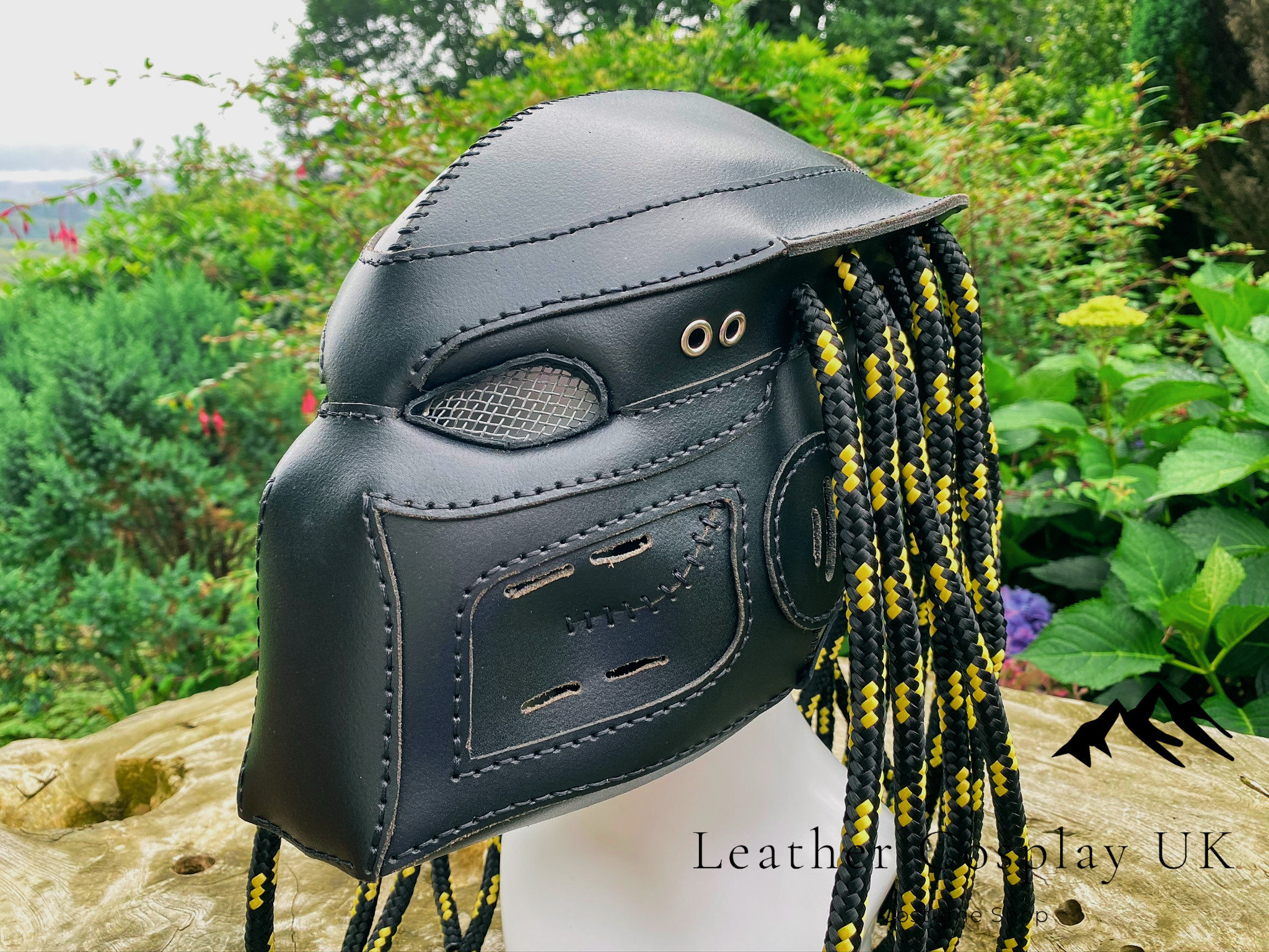 Leather Predator Mask Predator Mask Leather Mask Predator Steampunk ...
