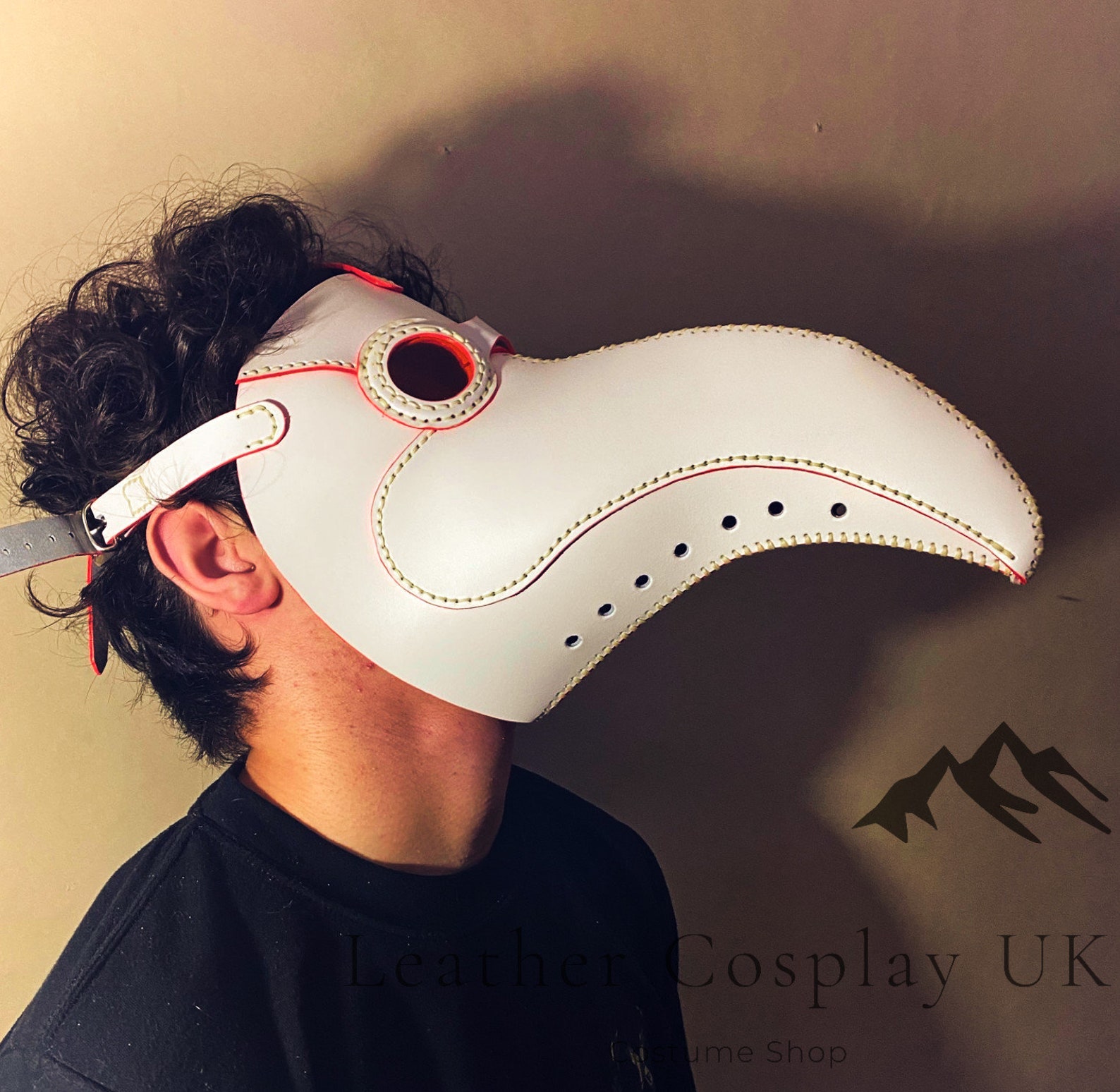 Pest Doctor Mask Cuero Real Steampunk Máscara de Cara - Etsy España