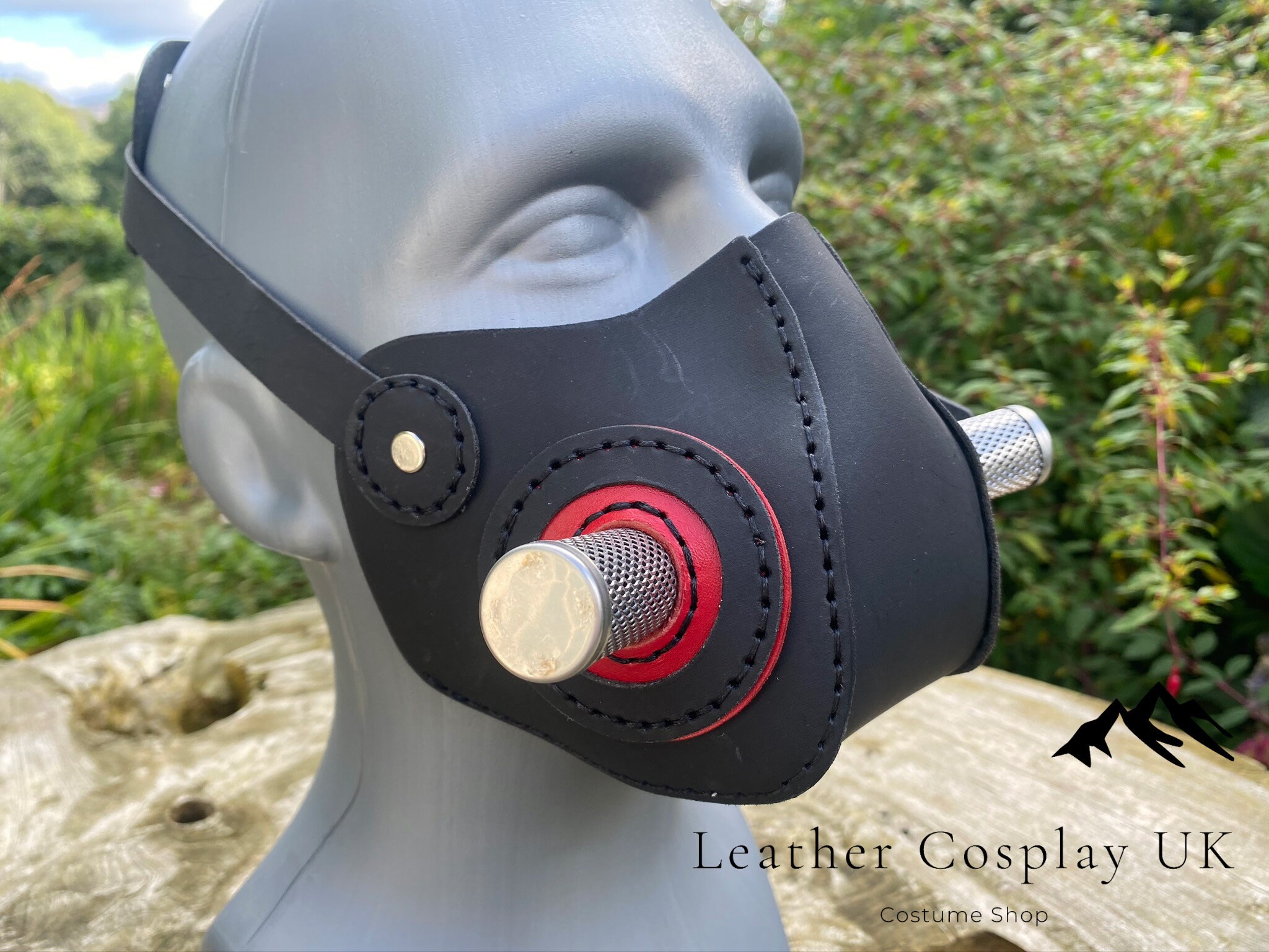 Steampunk - Biker Style - Cosplay - Leather Mask - Cartridge - Biker ...