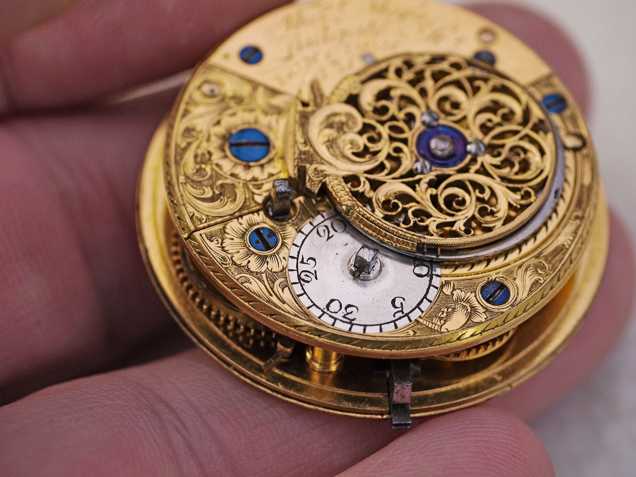 Attractive Antique Georgian Verge Fusee Pocket Watch Relic - Etsy