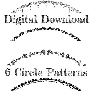 Circle Frames SVG, Circle Frame Decal, Circle Frame Cut Files, Clipart ...