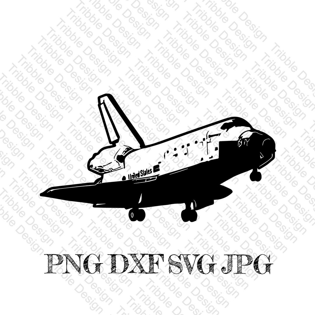 Space Shuttle Svg,dxf,png,cut File,space Shuttle,shuttle Svg,nasa ...