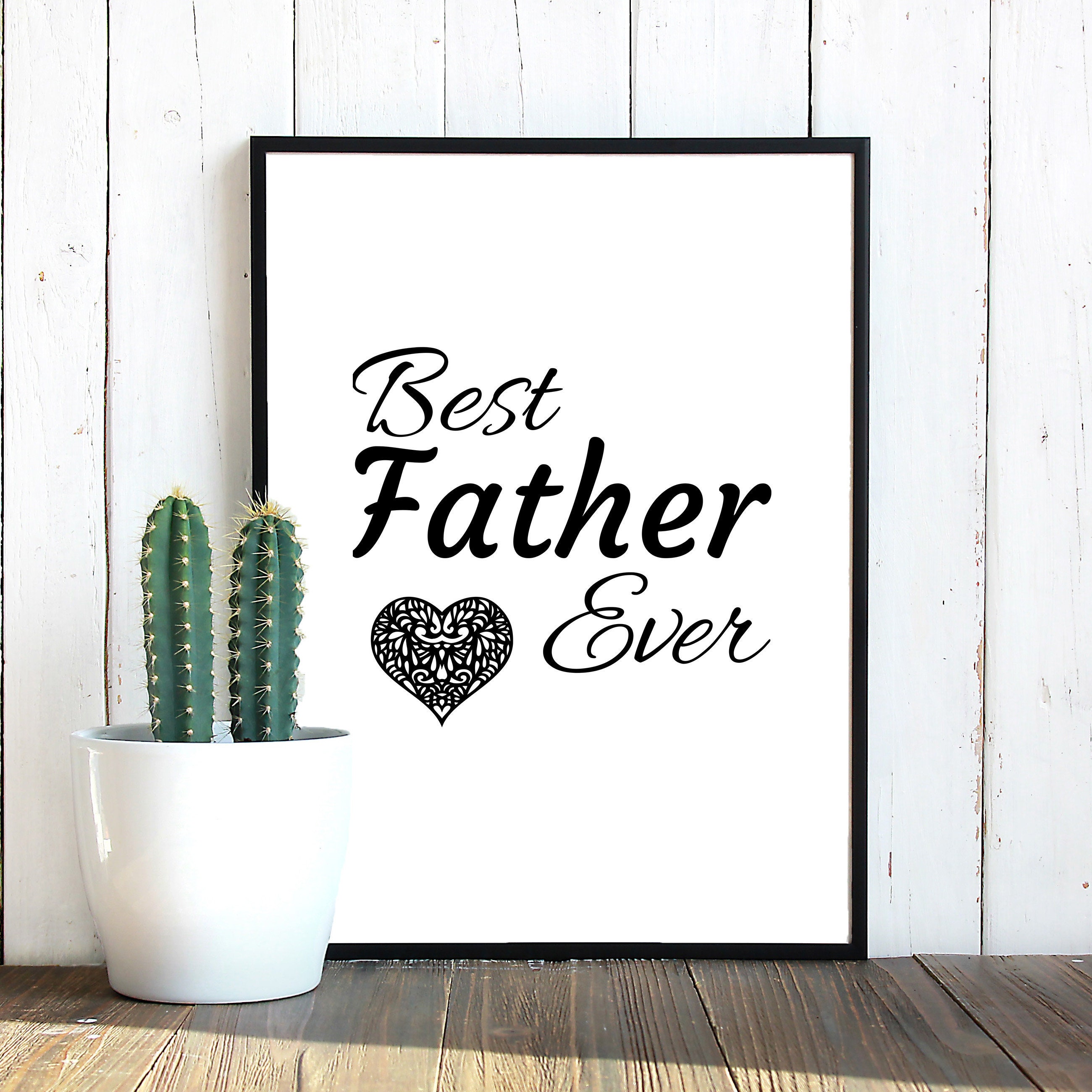 Best Father Ever SVG, Father Decal, Cut Files, Decals, Vinyl, Fathers ...