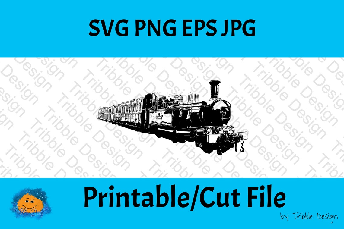 Steam Train SVG Steam Locomotive Decal Cut Files Vinyl | Etsy