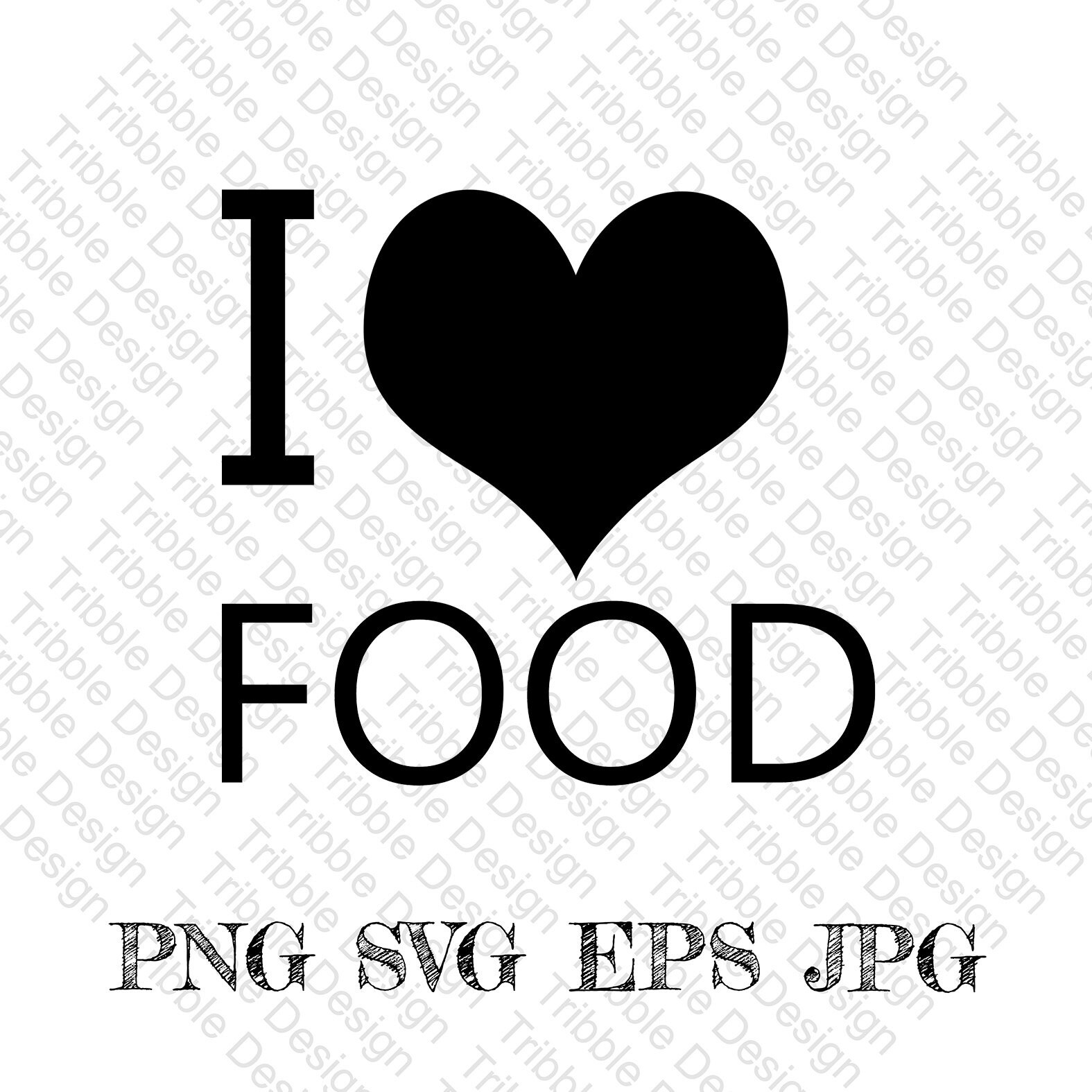 I Heart Food SVG I Love Food Decal Food Svg Cut Cut Files - Etsy