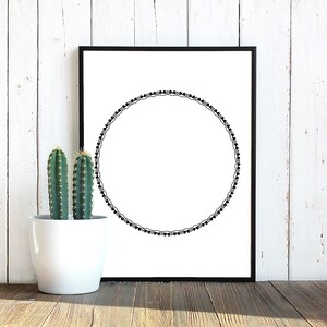 Circle Frames SVG, Circle Frame Decal, Circle Frame Cut Files, Clipart ...