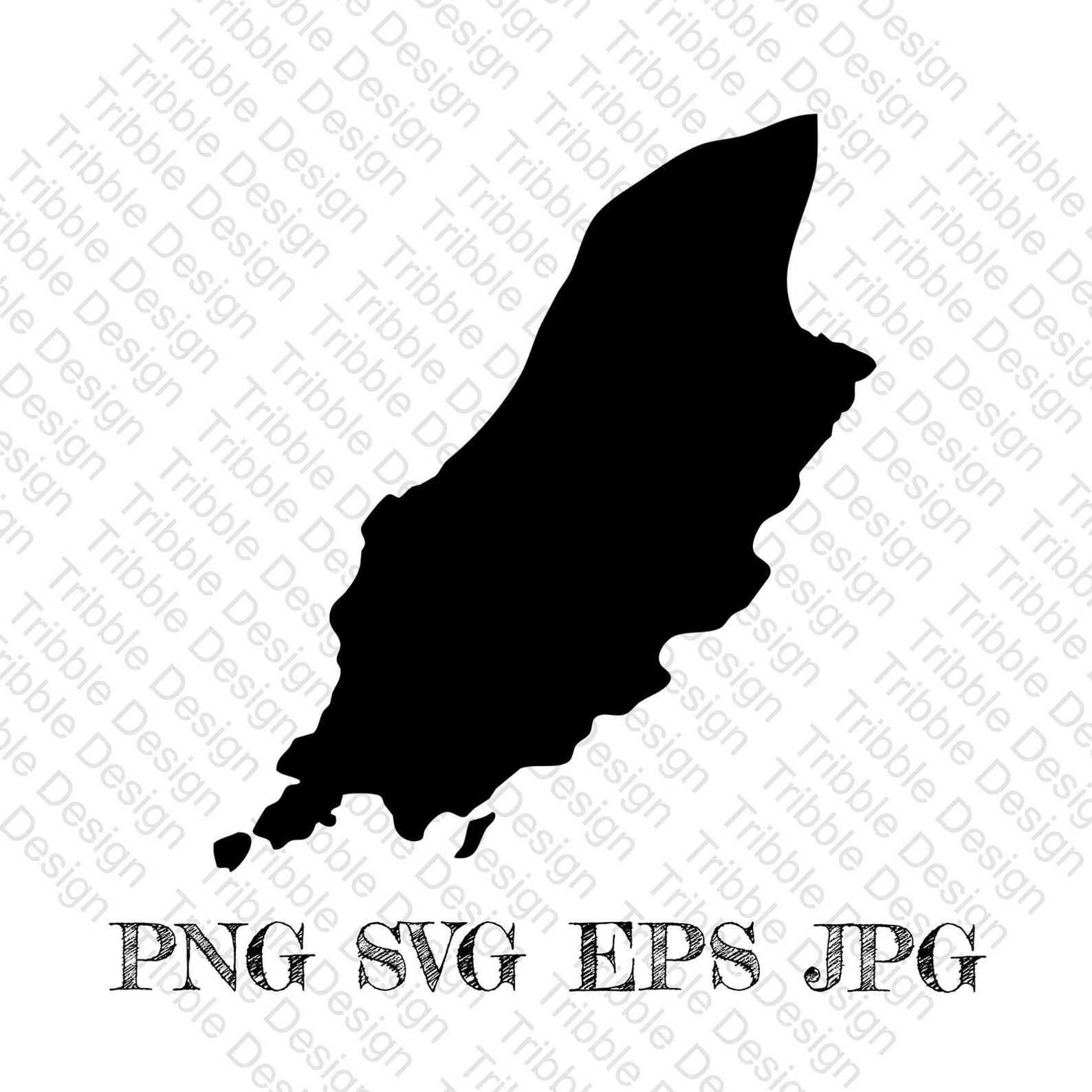 Isle of Man Island Silhouette SVG, Cut Files, Decal, Cricut, Clipart ...