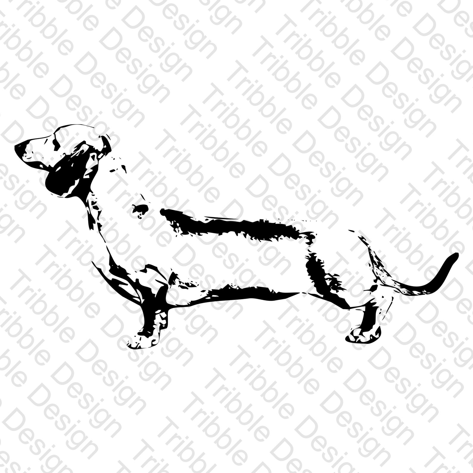 Dachshund, Weiner Dog Vector Art, Cut Files, Dog SVG, Dachshund Cut ...