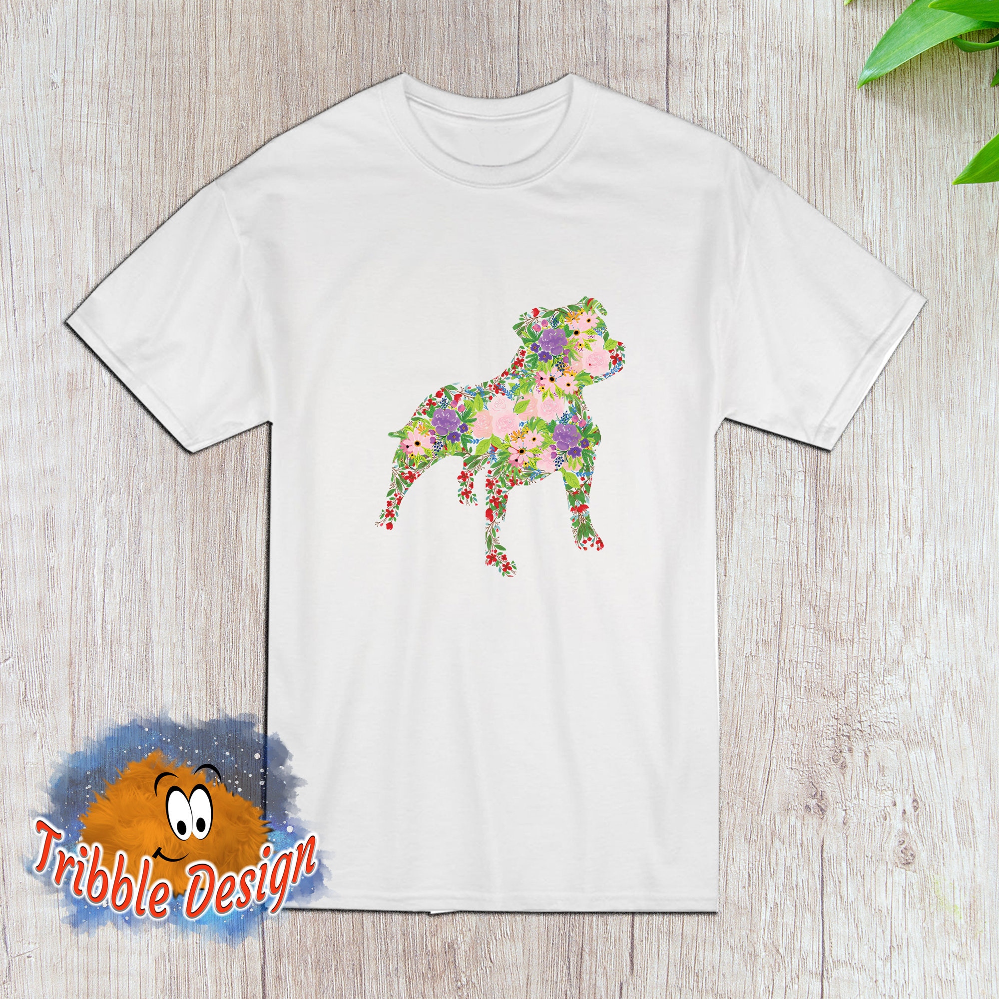 Staffordshire Dog Flowers, Staffy, Staffordshire SVG, Staffordshire ...