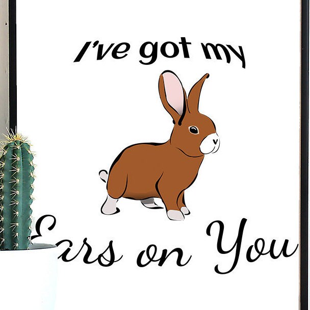Vinyl Instant Download Love Rabbits Digital Download Printable Art Cut ...