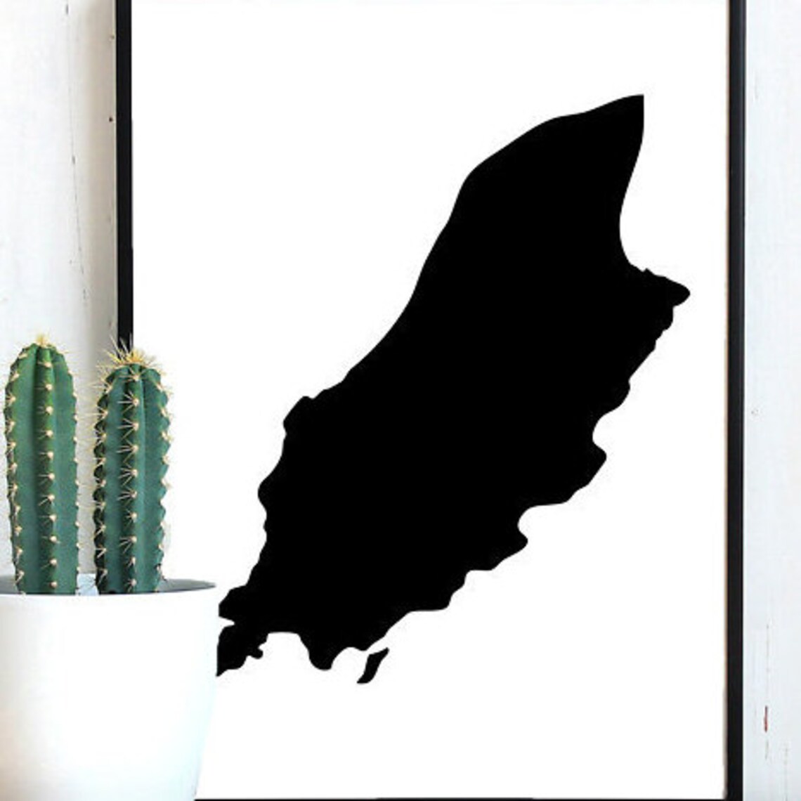 Isle of Man Island Silhouette SVG Cut Files Decal Cricut - Etsy UK