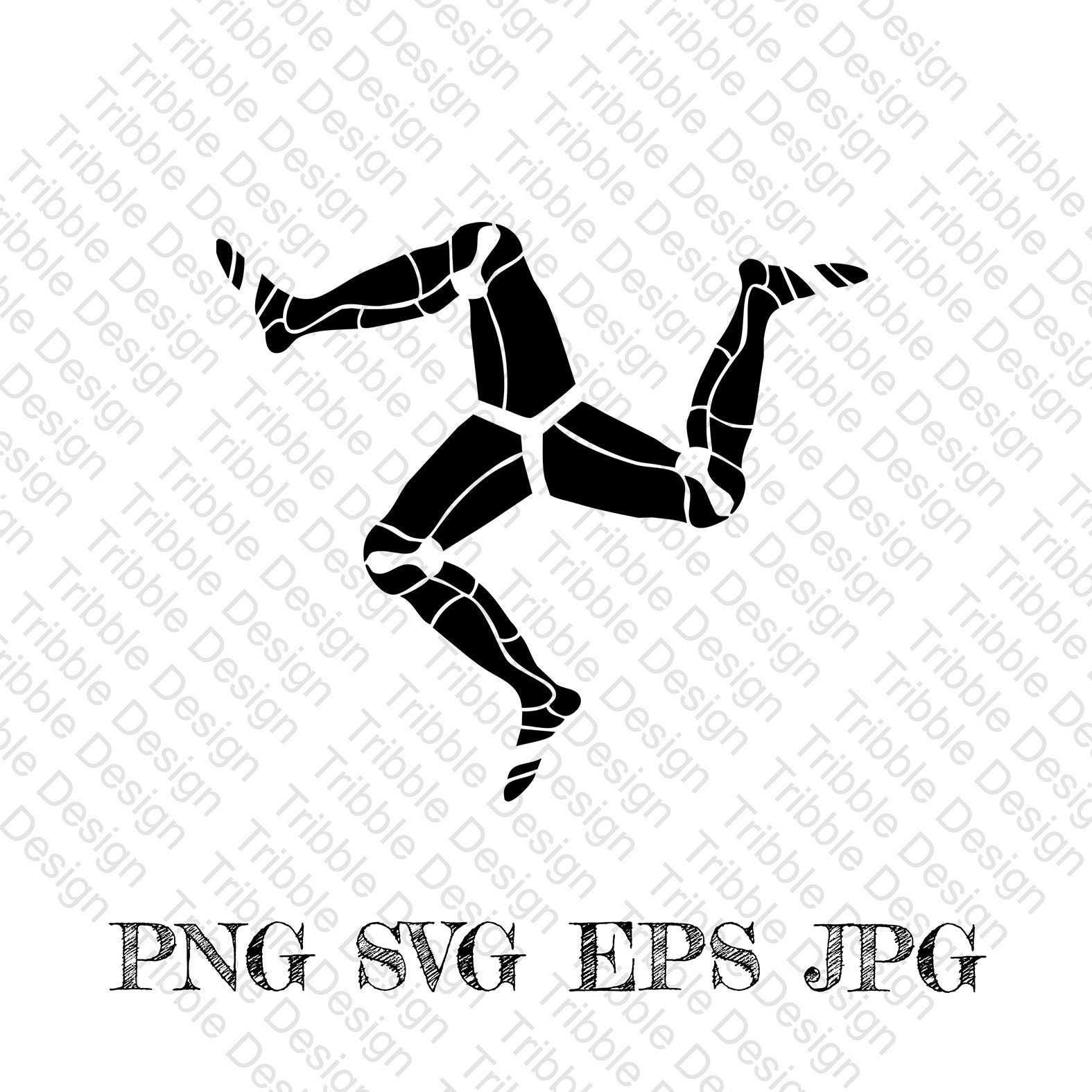Isle of Man Triskelion SVG, Isle of Man 3 Legs, Isle of Man SVG ...
