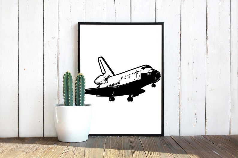 Space Shuttle Svg,dxf,png,cut File,space Shuttle,shuttle Svg,nasa ...