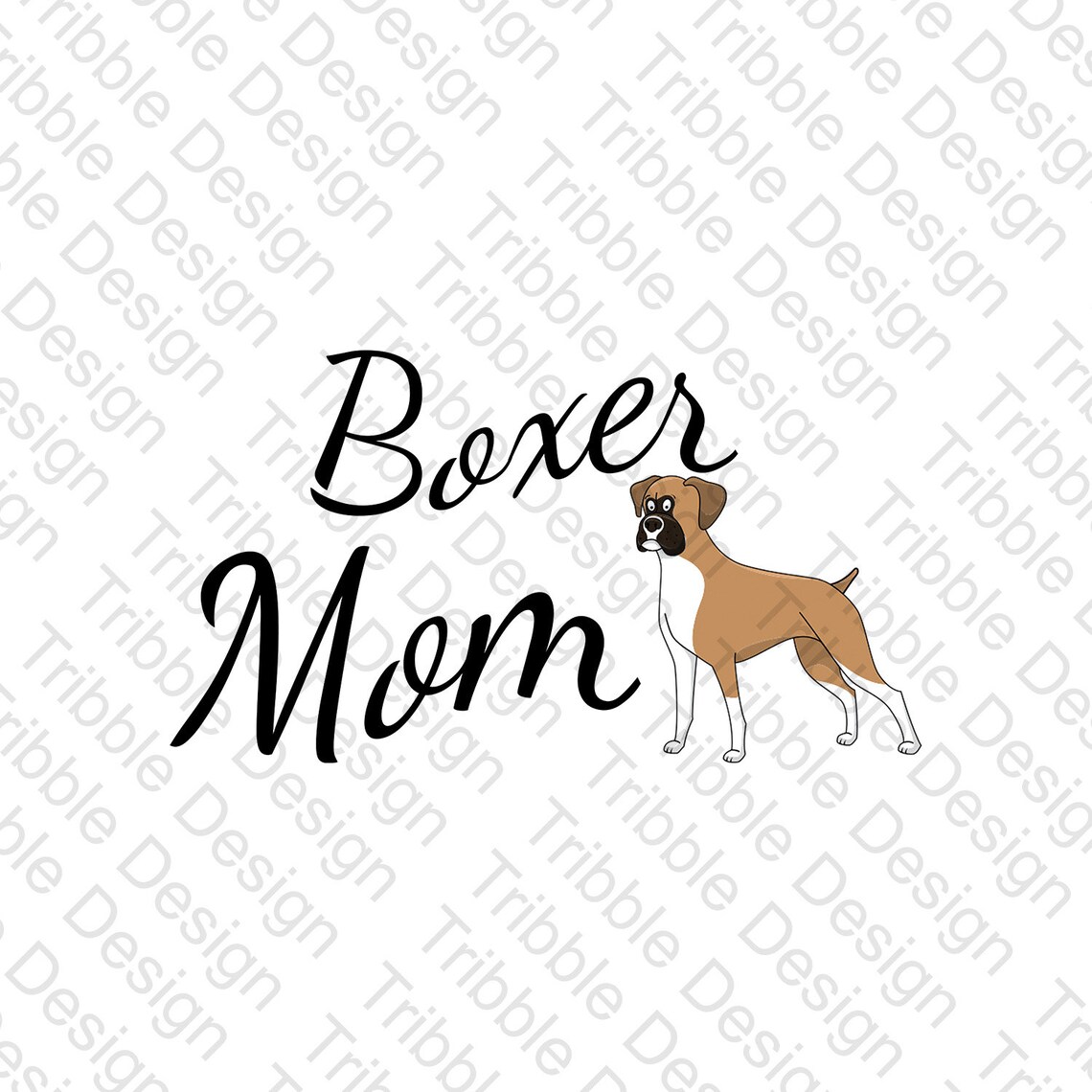 Boxer Mum SVG - Boxer Mom SVG - Boxer Mom Decal - Boxer Svg Cuts - Cut ...
