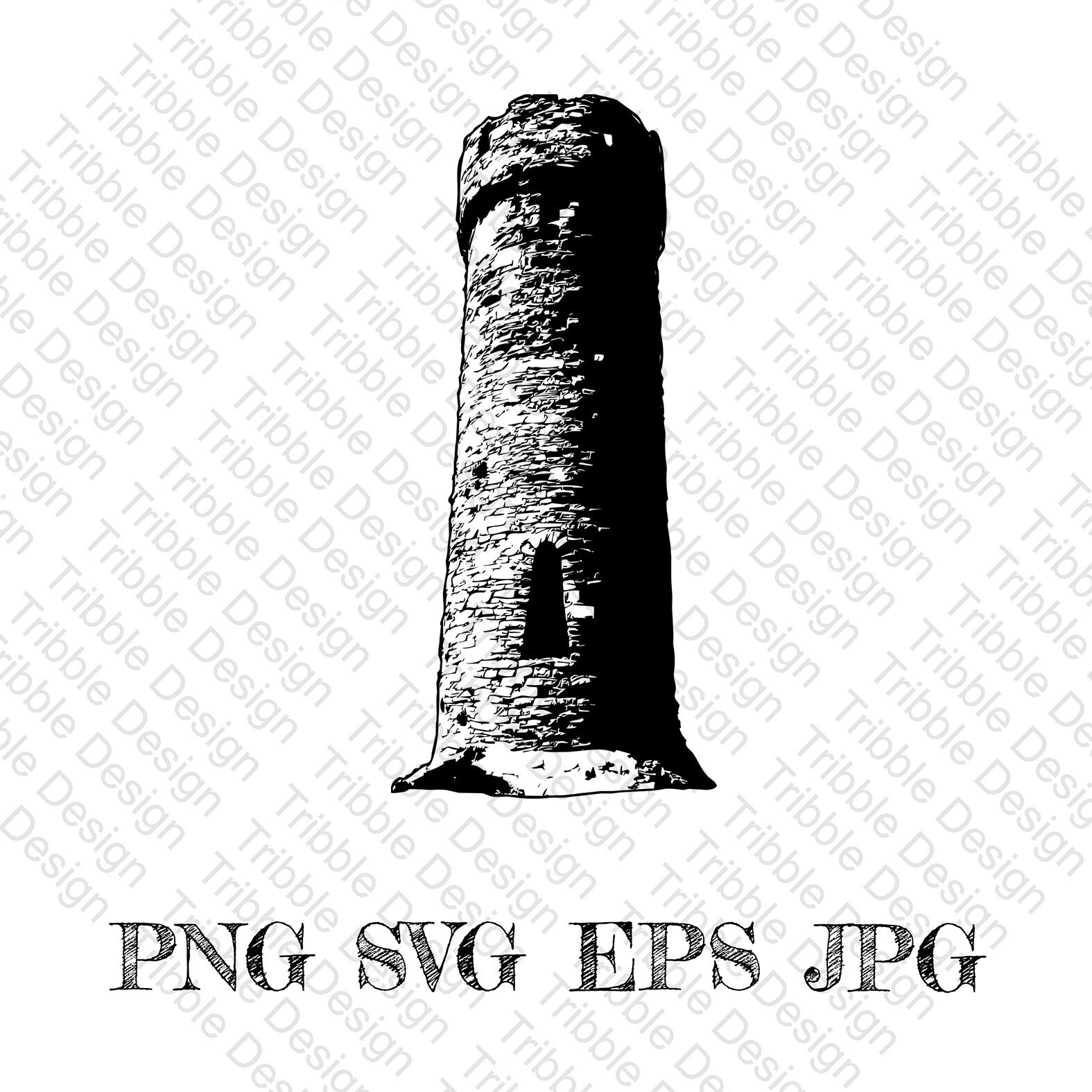 Castle Tower SVG, Tower Decal, Castle Tower, Cut Files, Decals, Vinyl ...
