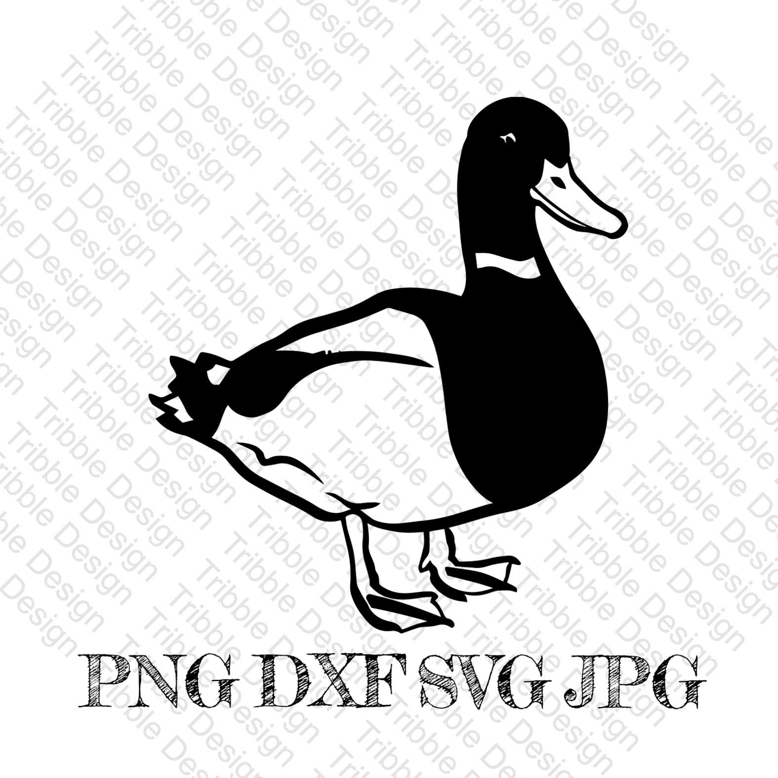 Standing Duck SVG, Duck Vector, Duck PNG, Duck Svg, Duck DXF, Animal ...