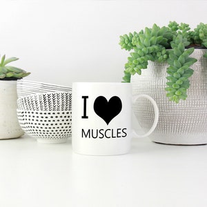 I Heart Muscles SVG, I Love Muscles Decal, Muscle, Cut Files, Vinyl ...