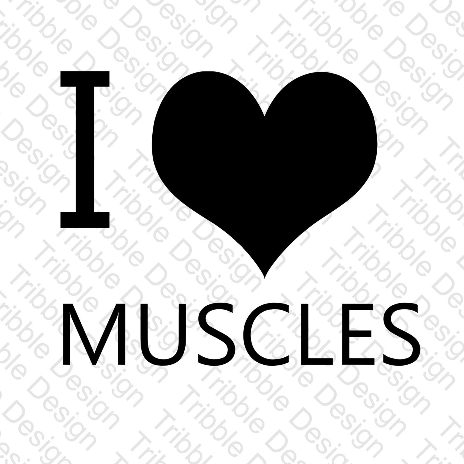 I Heart Muscles SVG, I Love Muscles Decal, Muscle, Cut Files, Vinyl ...
