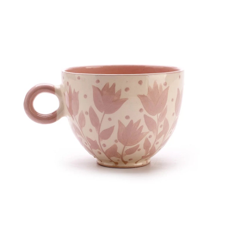 Tulip Mugs Pottery - Etsy