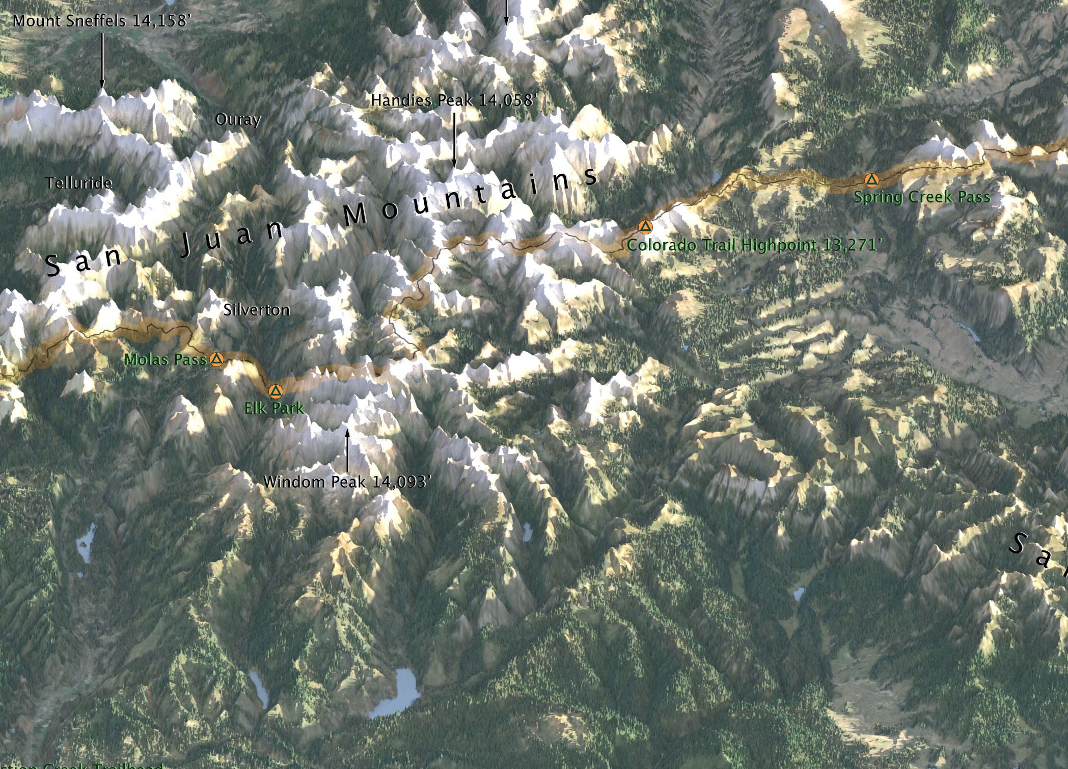 Colorado Trail Framed Print - Etsy