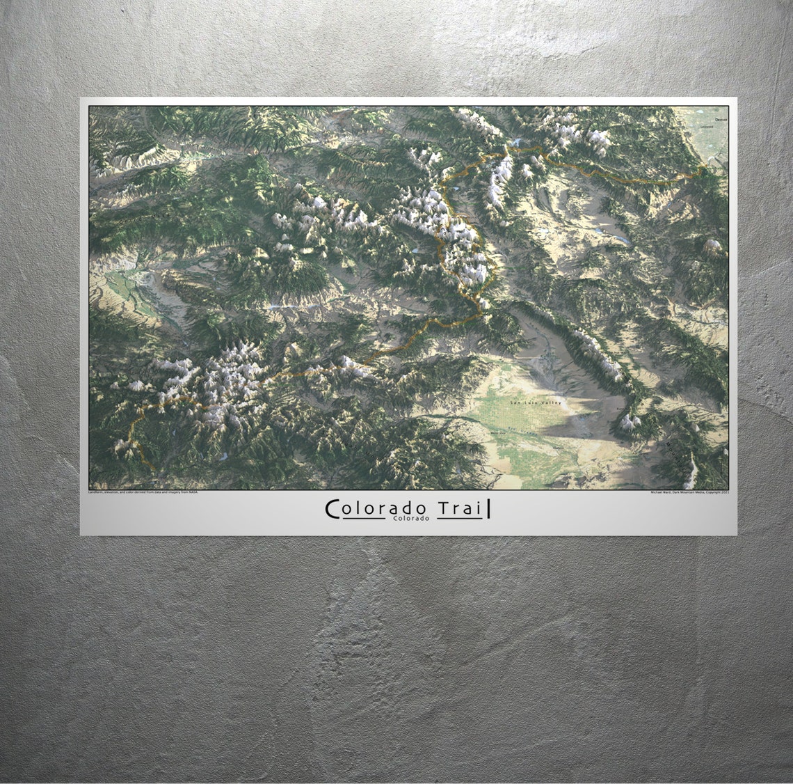Colorado Trail Poster Print | Etsy