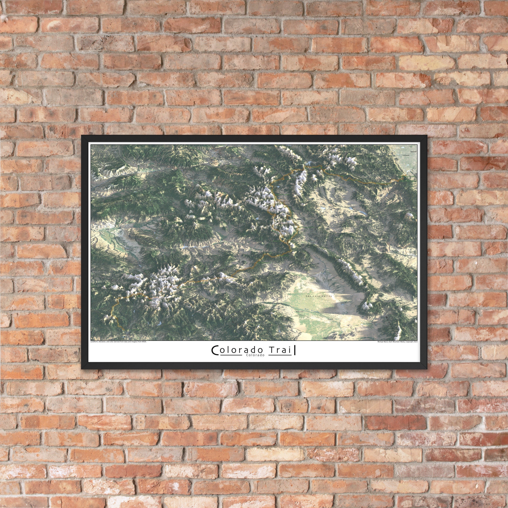 Colorado Trail Framed Print - Etsy