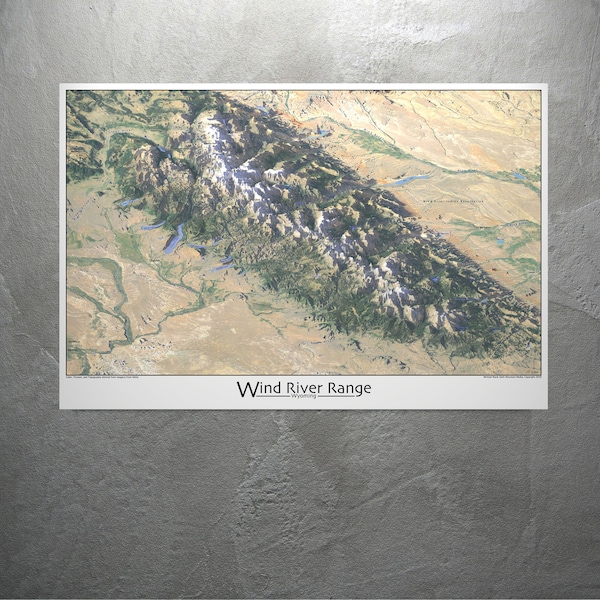 Wind River Range Poster - Etsy