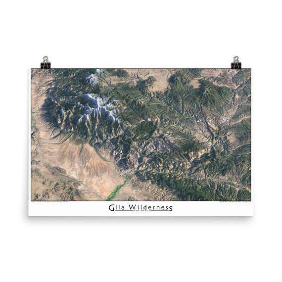 Gila Wilderness Poster Print | Etsy
