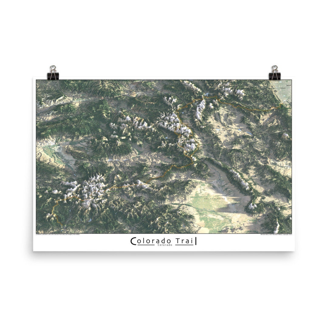 Colorado Trail Poster Print - Etsy