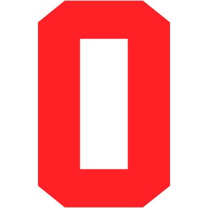 Varsity Letter O Decal Sticker Vinyl Window Laptop College Athletic ...