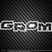 Grom Logo Vinyl Decal Car Window Bumper Sticker Select Color/size ...