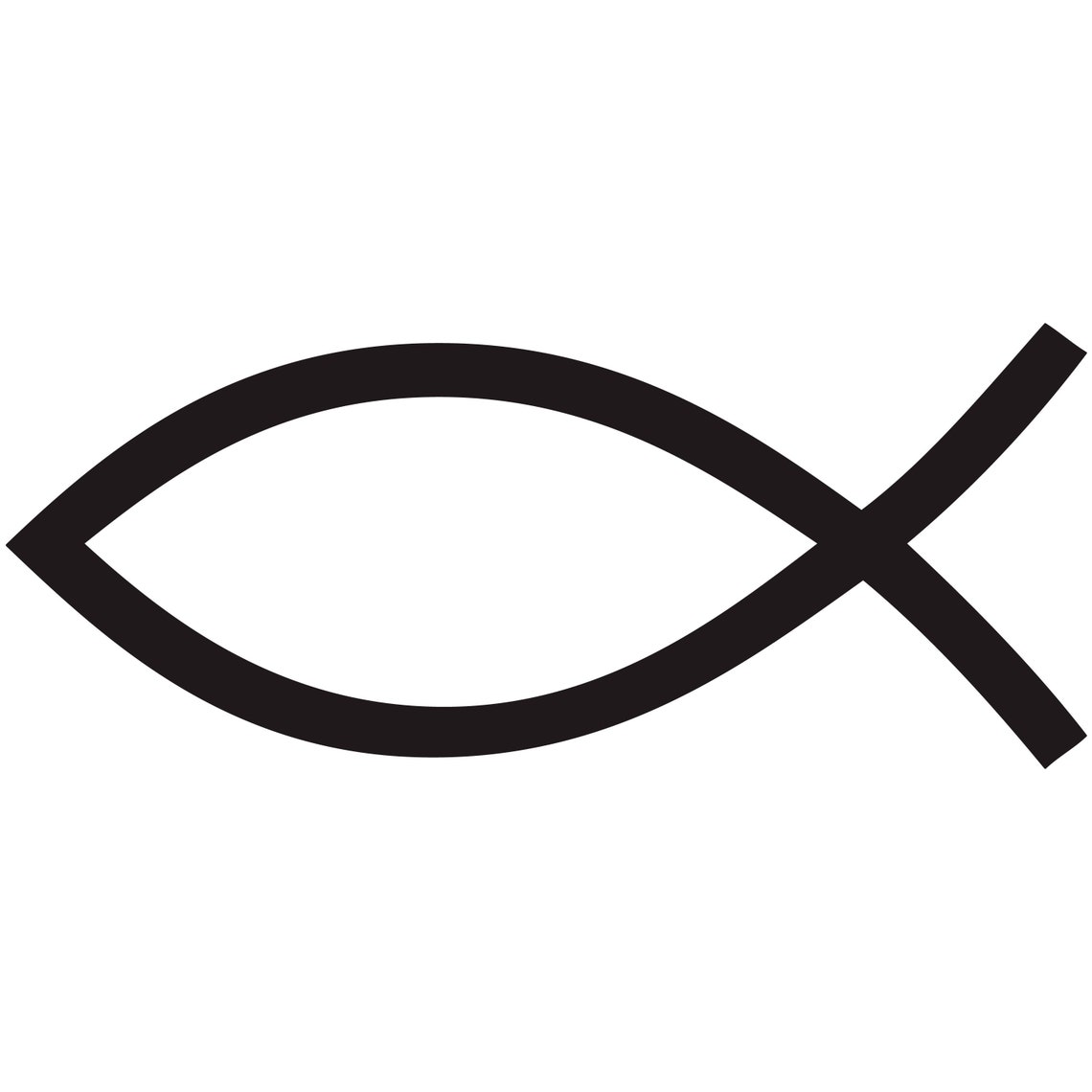 Jesus Fish Vinyl Decal Car Truck Window Bumper Sticker 2x - Etsy