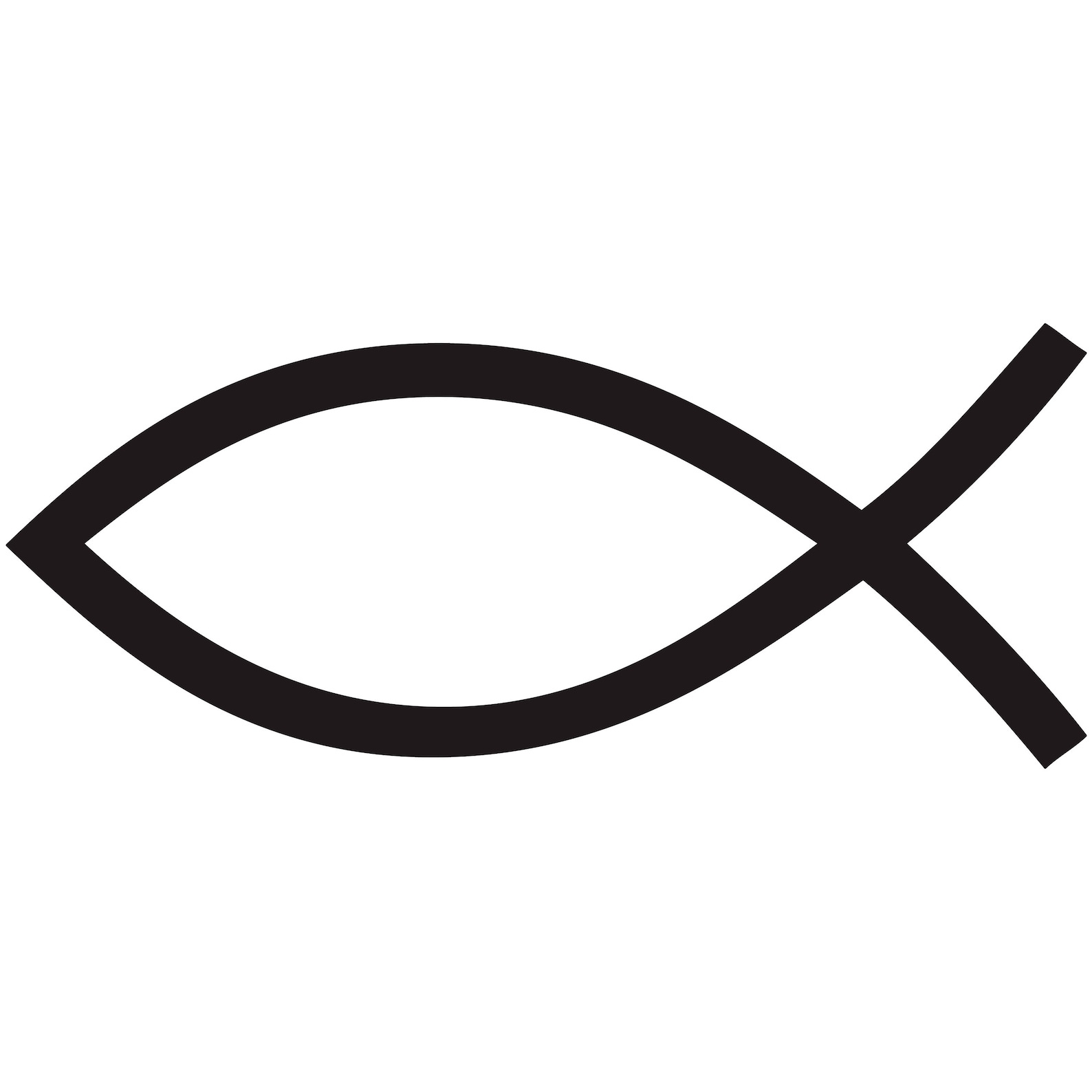 Jesus Fish Vinyl Decal Car Truck Window Bumper Sticker 2x | Etsy